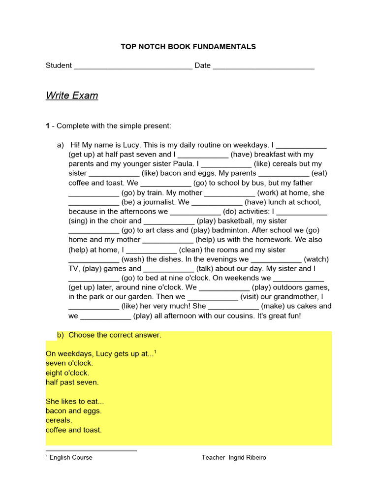 Top Notch Book Fundamentals | PDF | Foreign Language Studies | Home ...