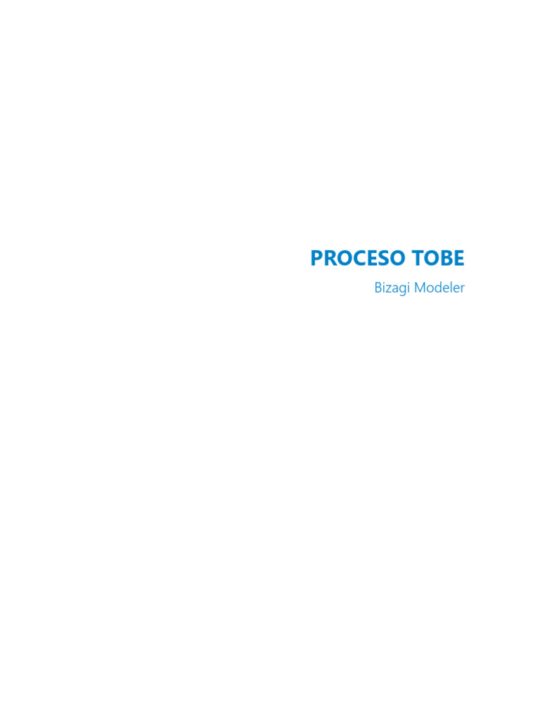 Proceso Tobe | PDF | Soporte técnico | Informática