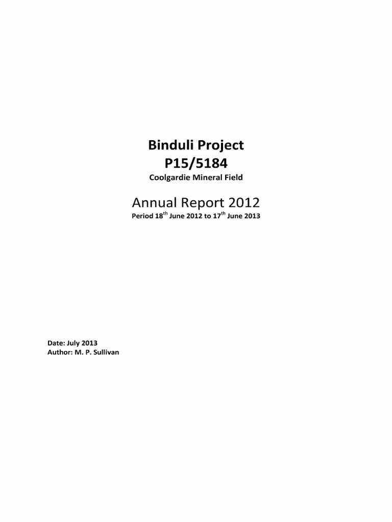 A98445 - A098445 - Binduli p15 - 5184 Annual Report 2013 - 14484894 ...