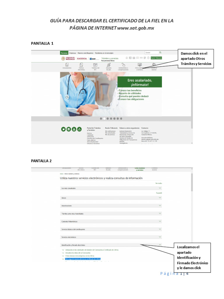 Guía para Descarga Directa Del Certificado de E-Firma 2022 | PDF | Internet Guía para Descarga Directa Del Certificado de E-Firma 2022 | PDF | Internet
