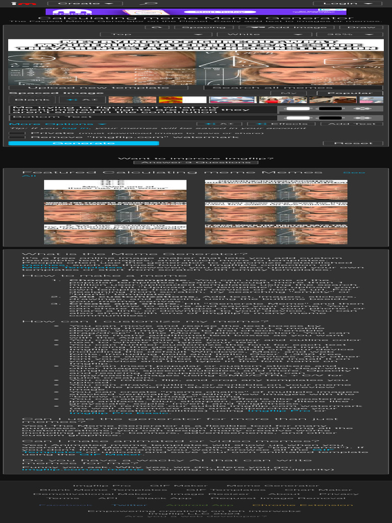Calculating Meme Meme Generator - Imgflip | PDF | Software | Computing