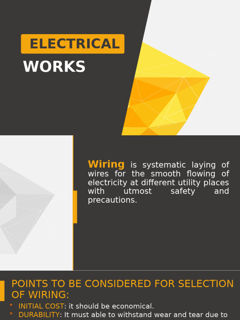 Casing and Capping Wiring Overview | PDF | Electrical Wiring | Pipe ...