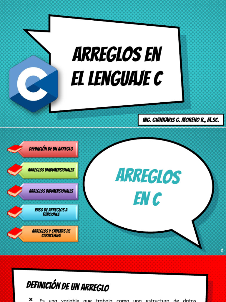 Cap 3 - Arreglos | PDF | Tipo de datos | Variable (informática)