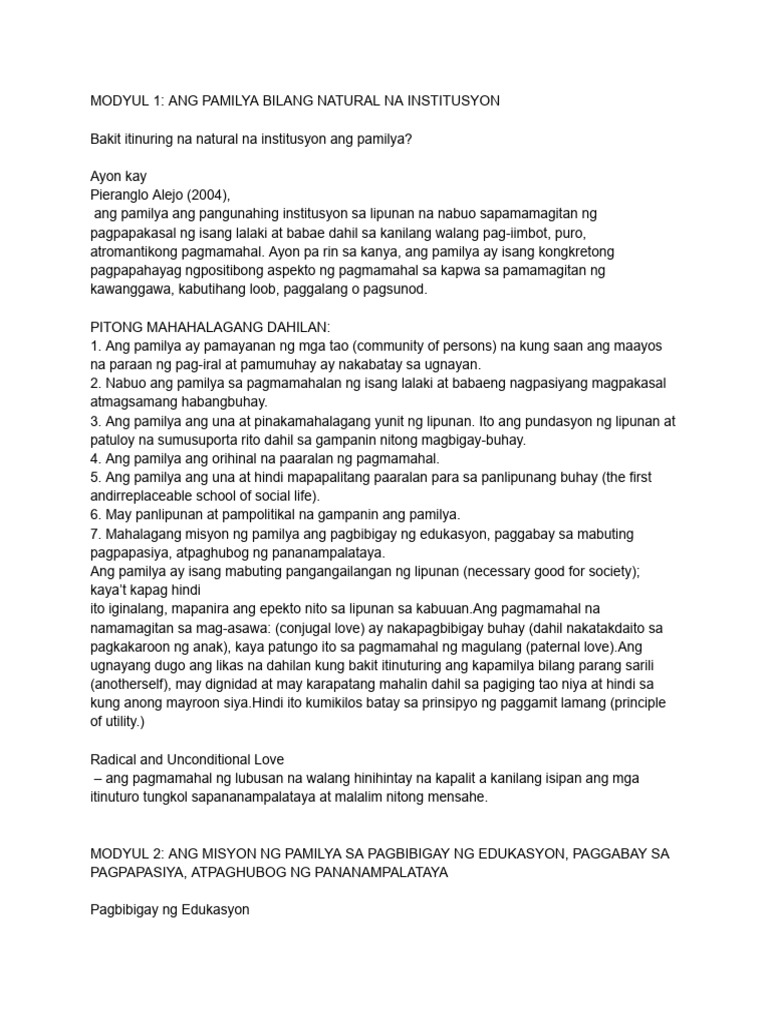 ESP 8 Q2 Reviewer | PDF