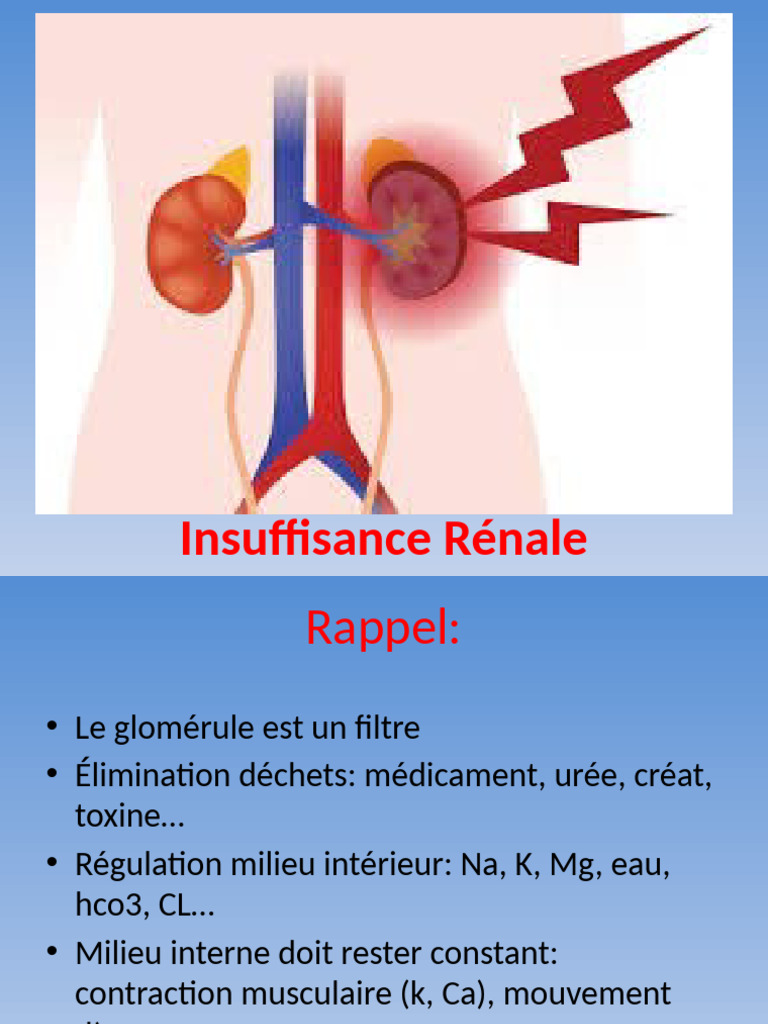 Ira & Irc | PDF | Rein | Insuffisance rénale chronique