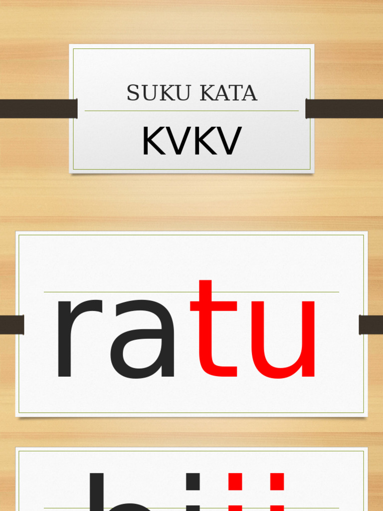 Suku Kata | PDF