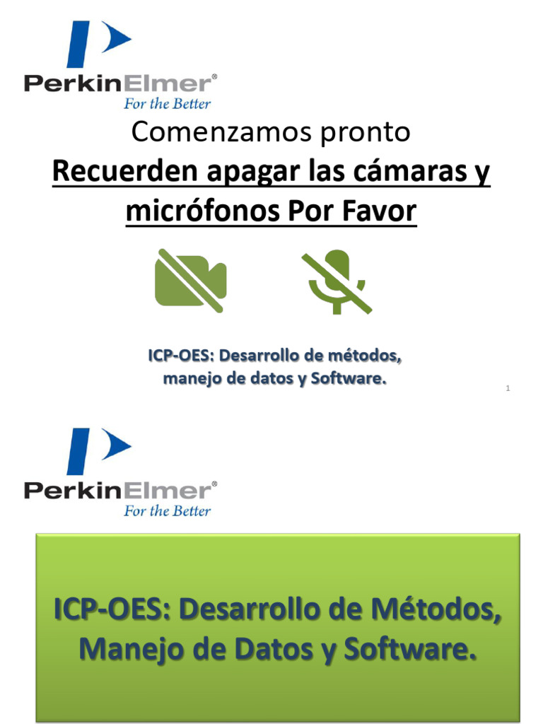 ICP-OES: Métodos y Manejo de Datos | PDF | Densidad espectral | Ventana ...
