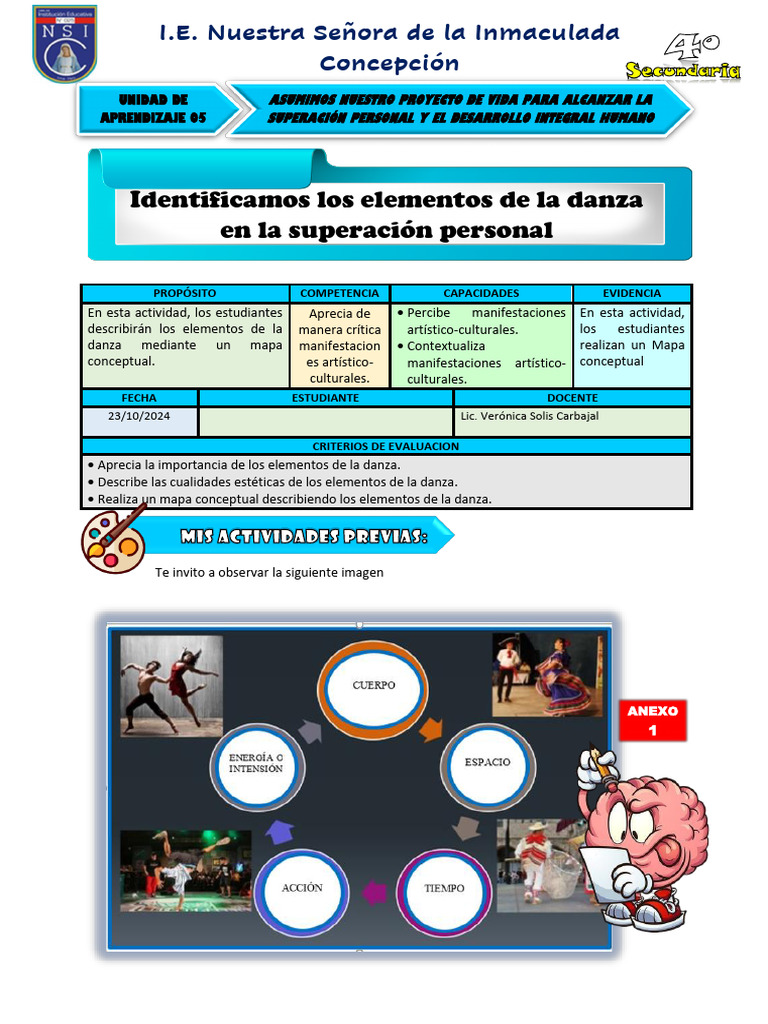 4° Act 02-Ayc-U5 | PDF | Bailes | Cognición