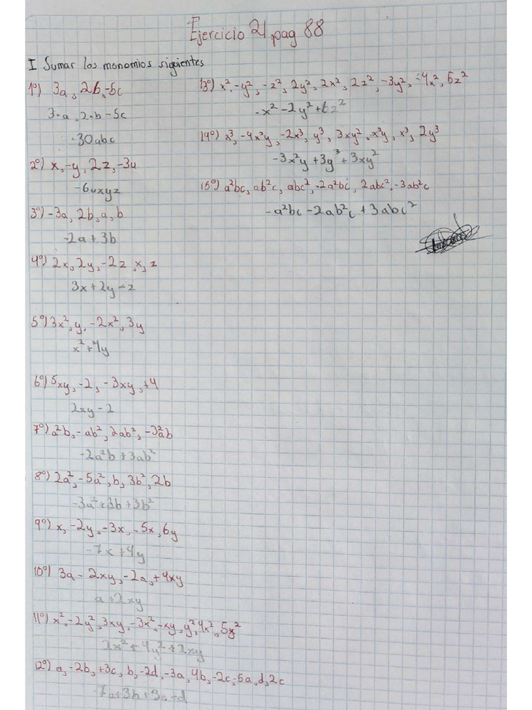 Ejercicios Pag 88 Mancil | PDF