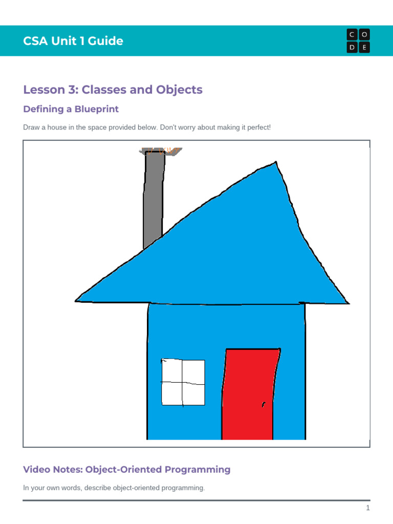 Nashwan's Copy of Lesson 3 Classes and Objects | PDF | Object (Computer ...