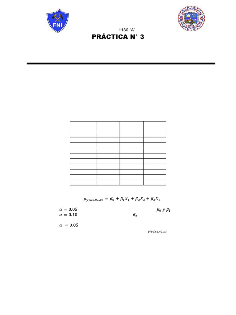 Mat 1136 Practica 3 2024-2 | PDF | Teoría de la estimación | Matemáticas Aplicadas