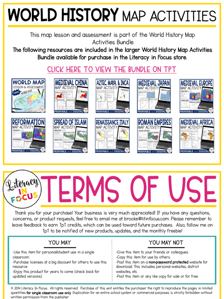 Click Here To View The Bundle On TPT | PDF | Continent | Pacific Ocean