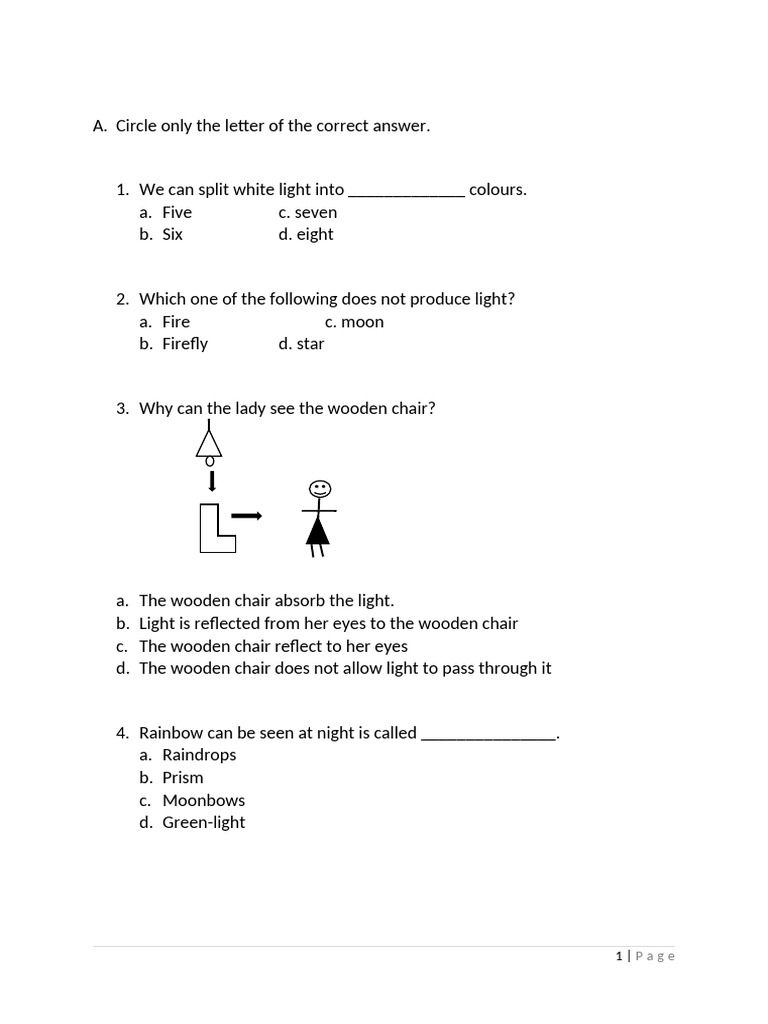 Science Year 2 | PDF | Lunch | Taste