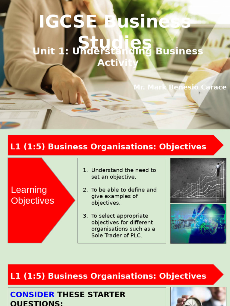 Chapter 5 Business Objectives | PDF | Social Enterprise | Goal