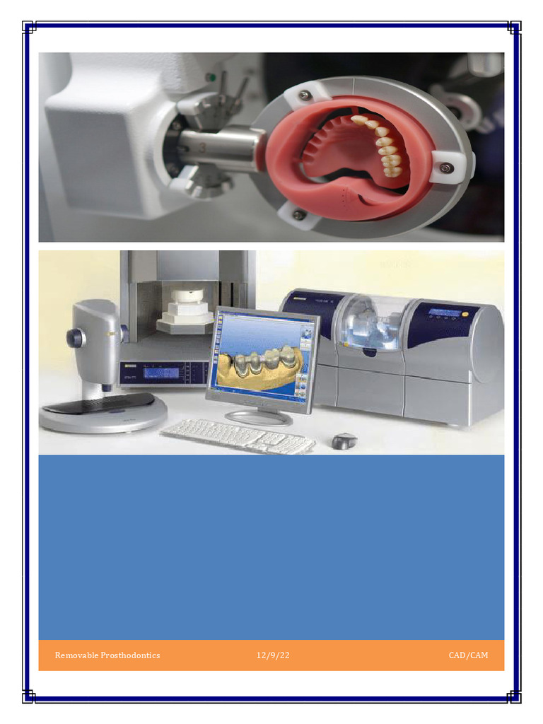 Digital Impression,, CADCAM,, Thermoplastic Materials | PDF | Art