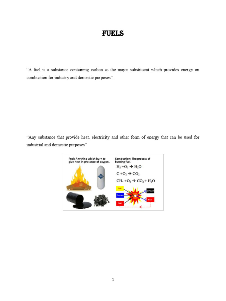 Fuels | PDF | Combustion | Fuels