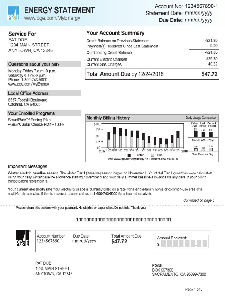 Solar Choice Bill Sample | PDF