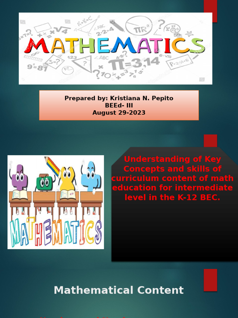 Intermediate Mathematics Concepts | PDF | Numbers | Integer