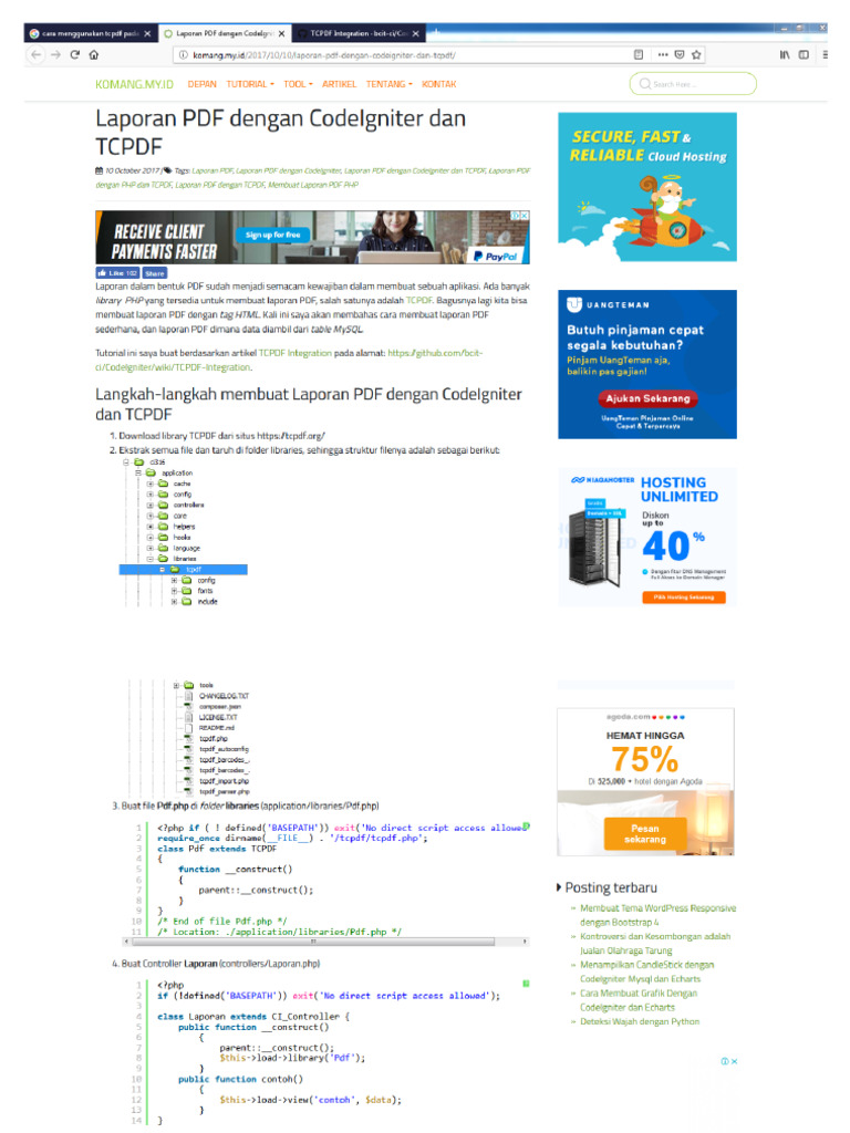 laporana tcpdf | PDF