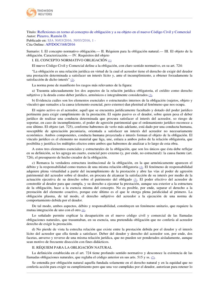 Concepto de Oblig Pizarro | PDF | Bienes (Ley) | Comportamiento
