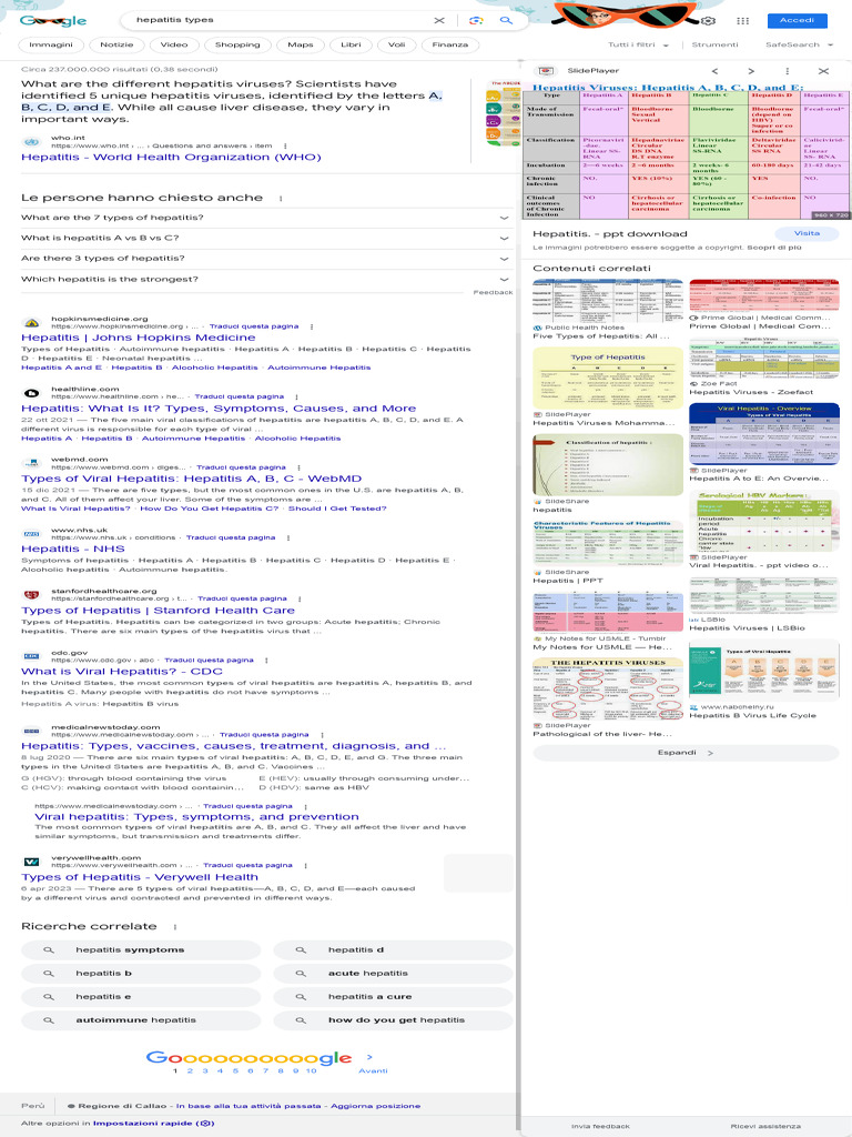 Hepatitis Types - Cerca Con Google | PDF | Hepatitis | Hepatitis B