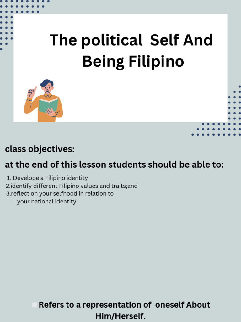 Filipino Identity & Political Self | PDF