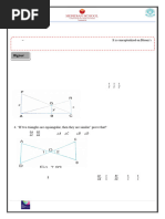 Triangles CBSE PYQ WORKSHEET | PDF | Triangle | Euclid