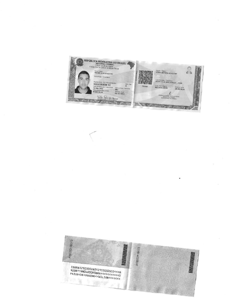 RG CPF Novo Digitalizado-Combinado | PDF