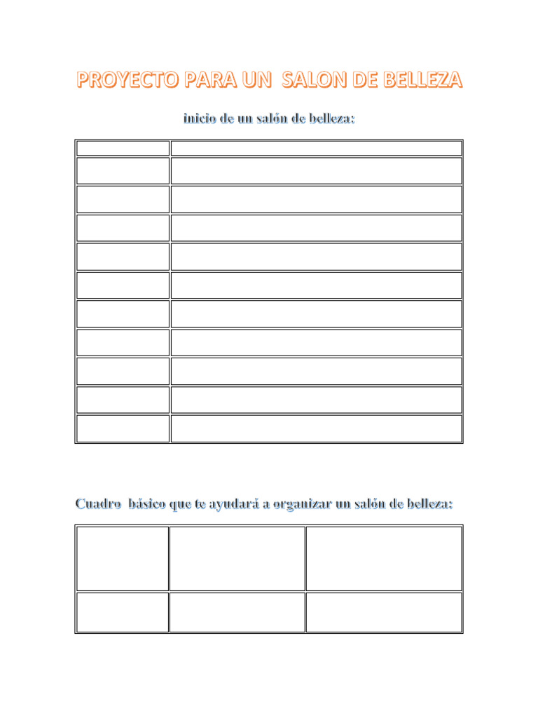 Guía Completa para Abrir un Salón de Belleza | PDF | Marketing