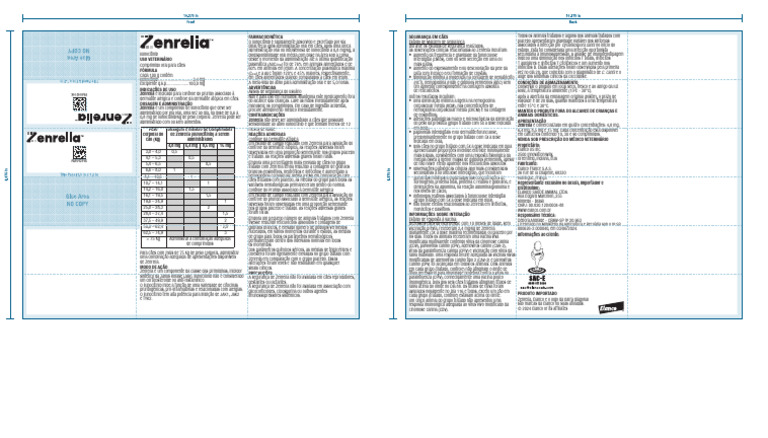 Bula Zenrelia - BR | PDF | Cães | Sistema imunológico