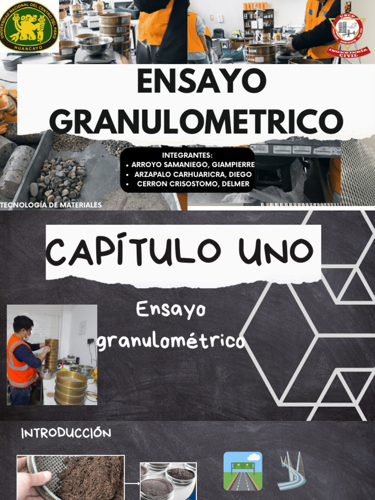 Ensayo Granu | PDF | Hormigón | Materiales