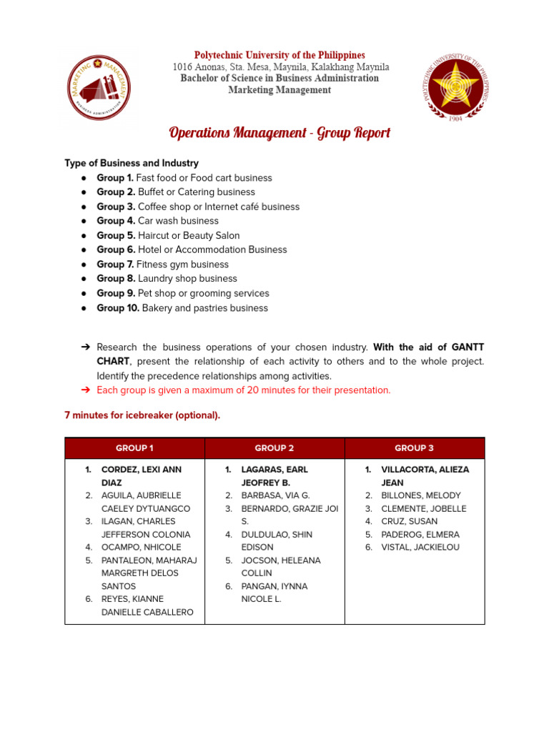 2-3-Operations-Management-Groupings-Tracker | PDF