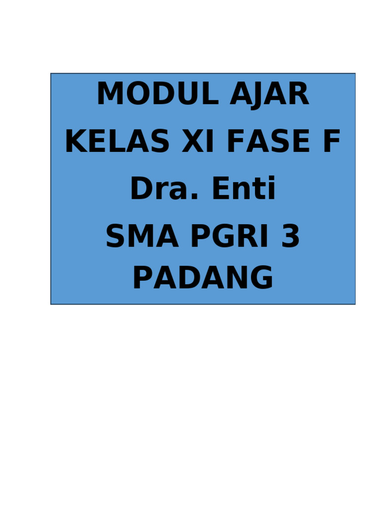 Modul Ajar Biologi Kelas XI | PDF | Karier & Perkembangan