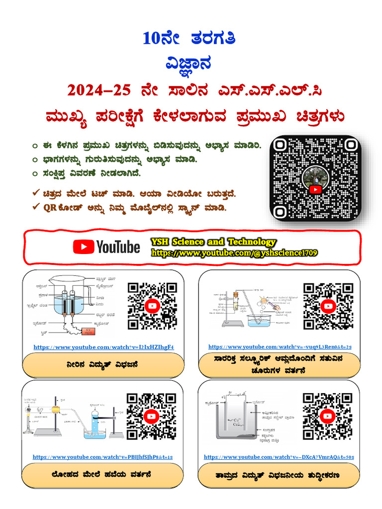 2024-25 SSLC Science Exam All Diagrams Links | PDF