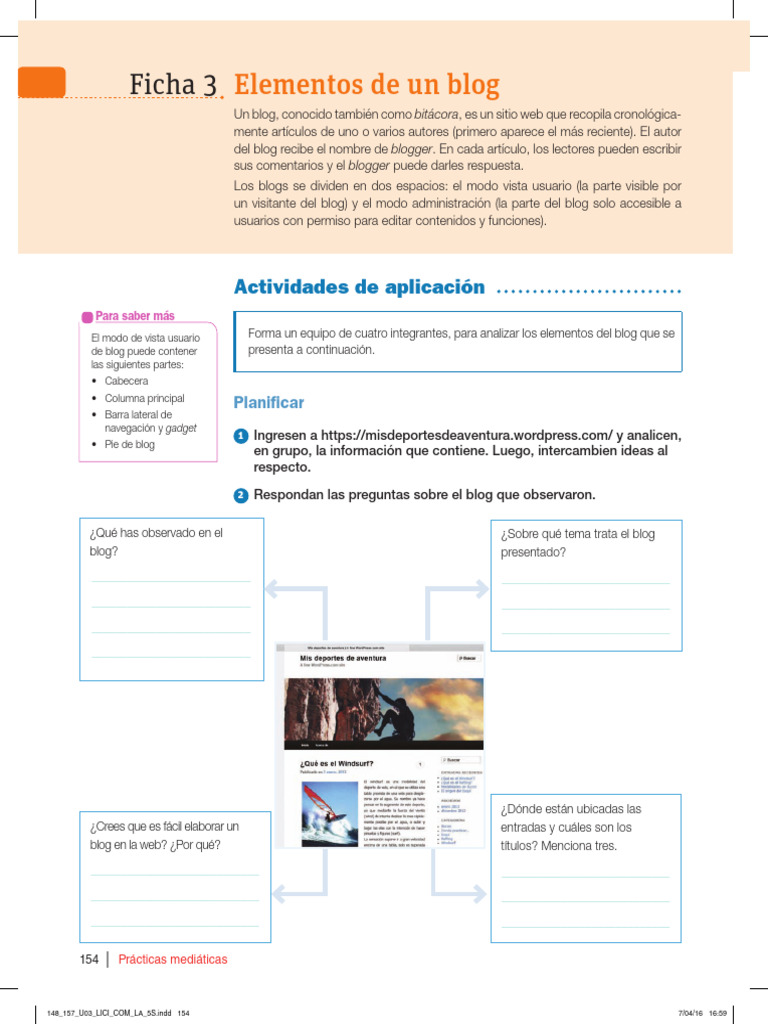 Elementos de Un Blog - Creamos Un Blog | PDF | Blog | ciberespacio