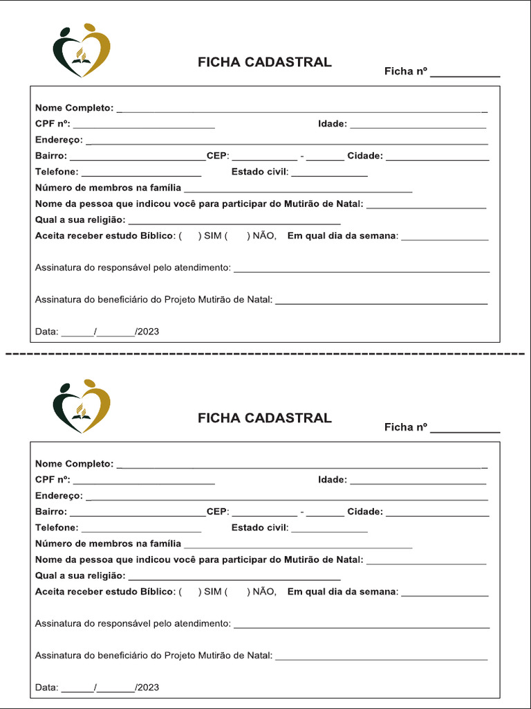 Ficha Cadastral | PDF