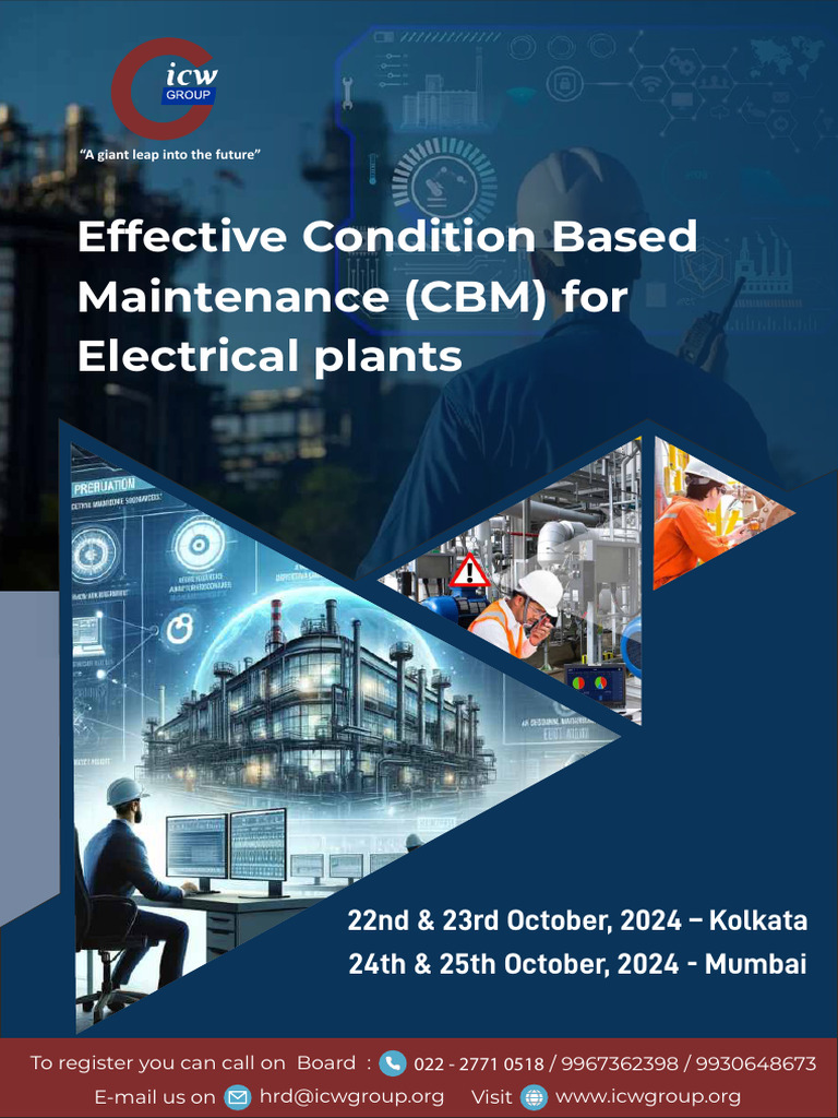Effective Condition Based Maintenance (CBM) for Electrical Plants | PDF ... Effective Condition Based Maintenance (CBM) for Electrical Plants | PDF ...