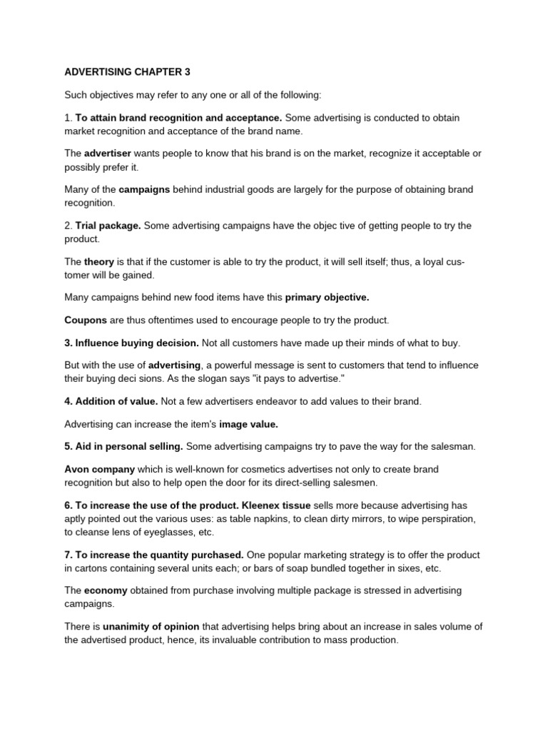 Advertising-chap-3 (5) | PDF | Advertising | Marketing