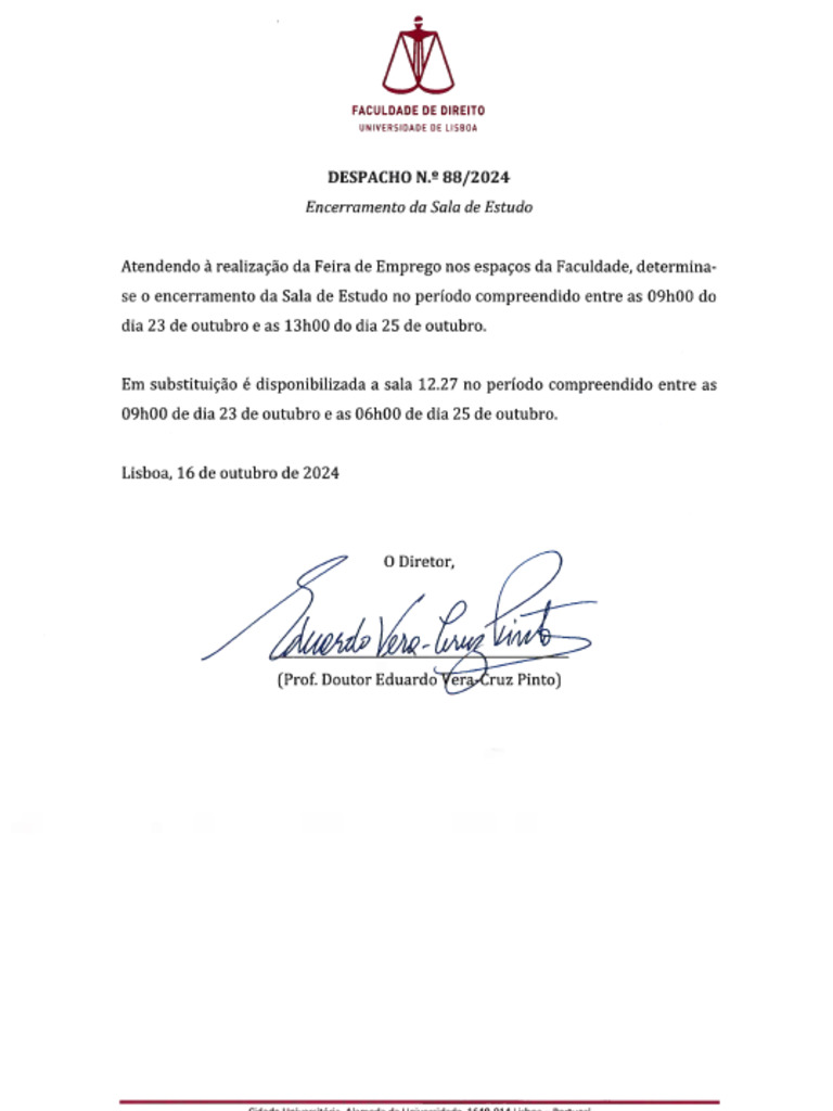 D.88.2024 - Encerramento Sala de Estudo 1 | PDF