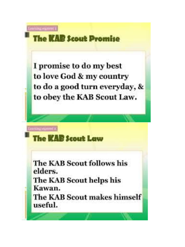 Kab and Star Law and Promises | PDF