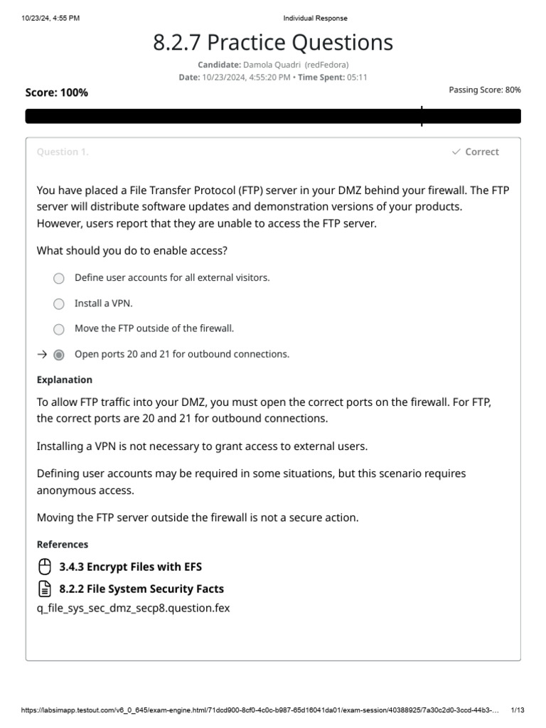 Network Security Practice Guide | PDF | File Transfer Protocol | Transport Layer Security
