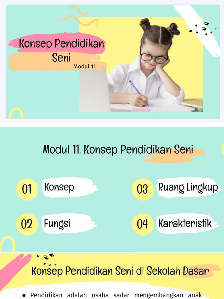 Konsep Dasar Seni Di SD Bagian 1 | PDF