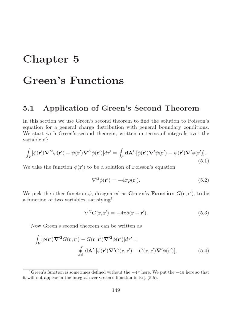 Jerrold Franklin Classical Electromagnetism - Second Edition Dover 2017 166 170 | PDF | Green's ...