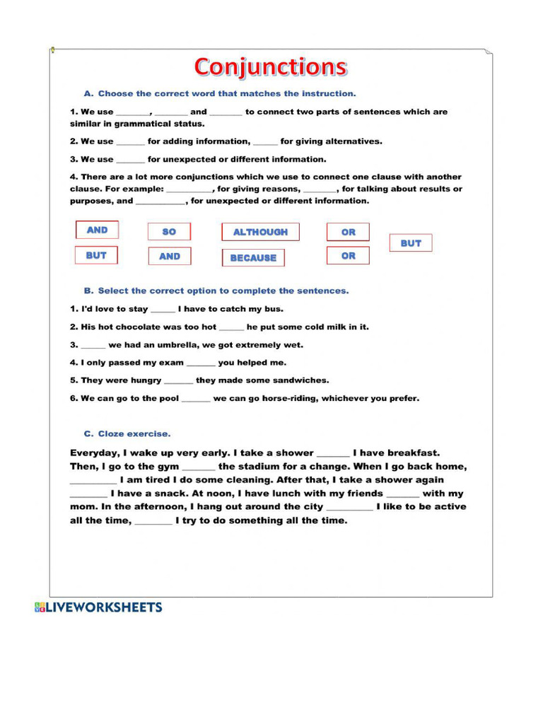 Conjunctions 1 | PDF