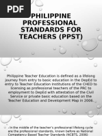 Four Career Stages of Teachers (PPST) | PDF | Teachers | Learning