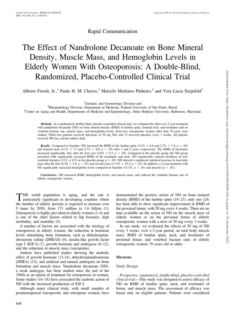 648 | PDF | Osteoporosis | Medical Specialties