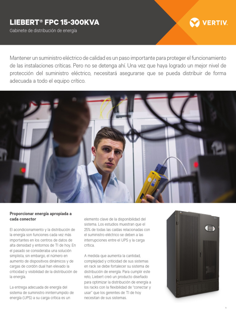 Liebert FPC BR Es La Latam SL 19825 | PDF | Red eléctrica | Transformador