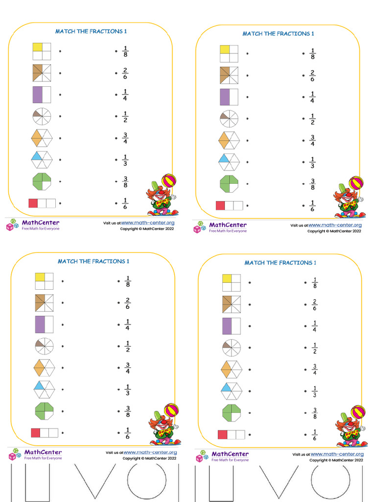 Fraction Worksheets | PDF