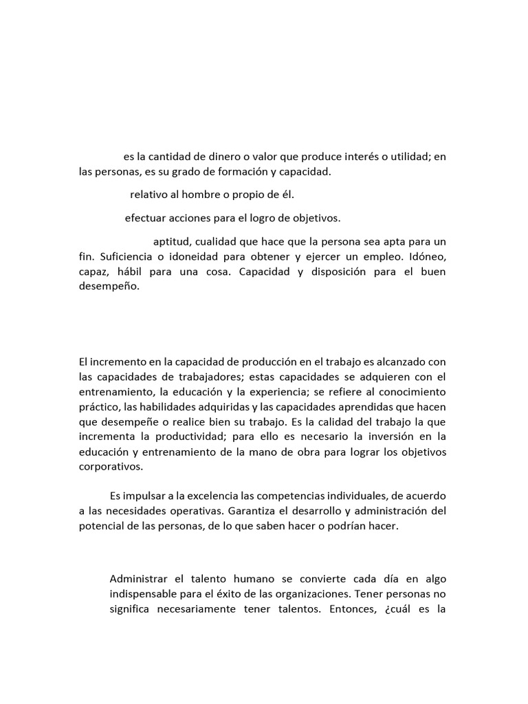 Lectura GTH 2 | PDF | Planificación | Planificación estratégica