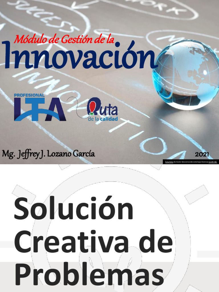 Solución Creativa de Problemas | PDF | Pensamiento | Grupo de trabajo
